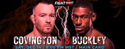 UFC Fight Night: Covington vs. Buckley | The Forum Complex and Event ...