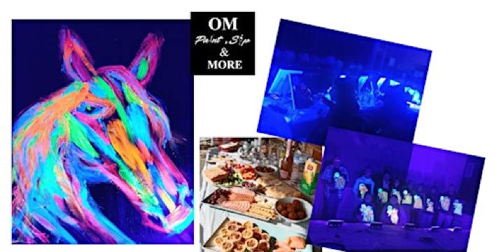 Glow in the dark and sky tour Paint &sip | Perth Observatory: Tickets ...