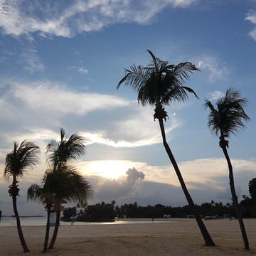 Sentosa Beach Sunset