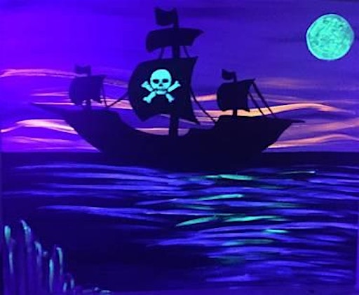 BLACKLIGHT PIRATE PAINT AND SIP | Oppegaard Meadery: Tickets, Dates ...
