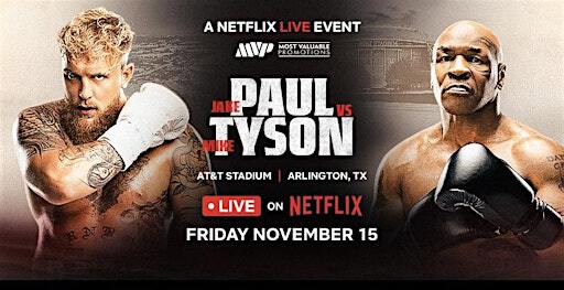 Fats Da Barber Presents Fight Night Jake Paul VS Mike Tyson | LOOK Dine ...