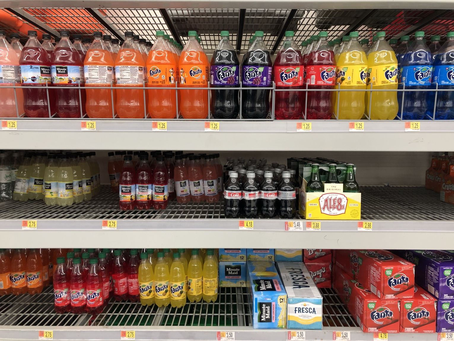 Walmart Soda Aisle