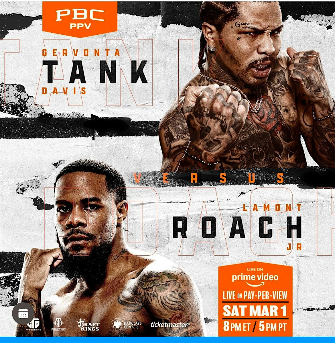 LIGHTS OUT SERIES: Official AfterParty for Tank vs Roach Boxing Match ...