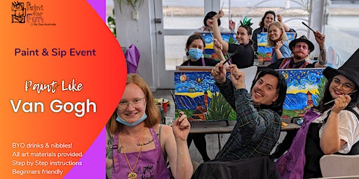 Paint & Sip Class: Van Gogh's Starry Night | Paint for Fun: Tickets ...
