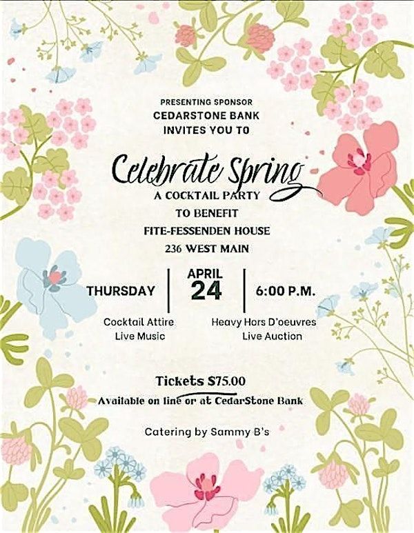 Celebrate Spring at the Fite-Fessenden House | Fite-Fessenden House ...