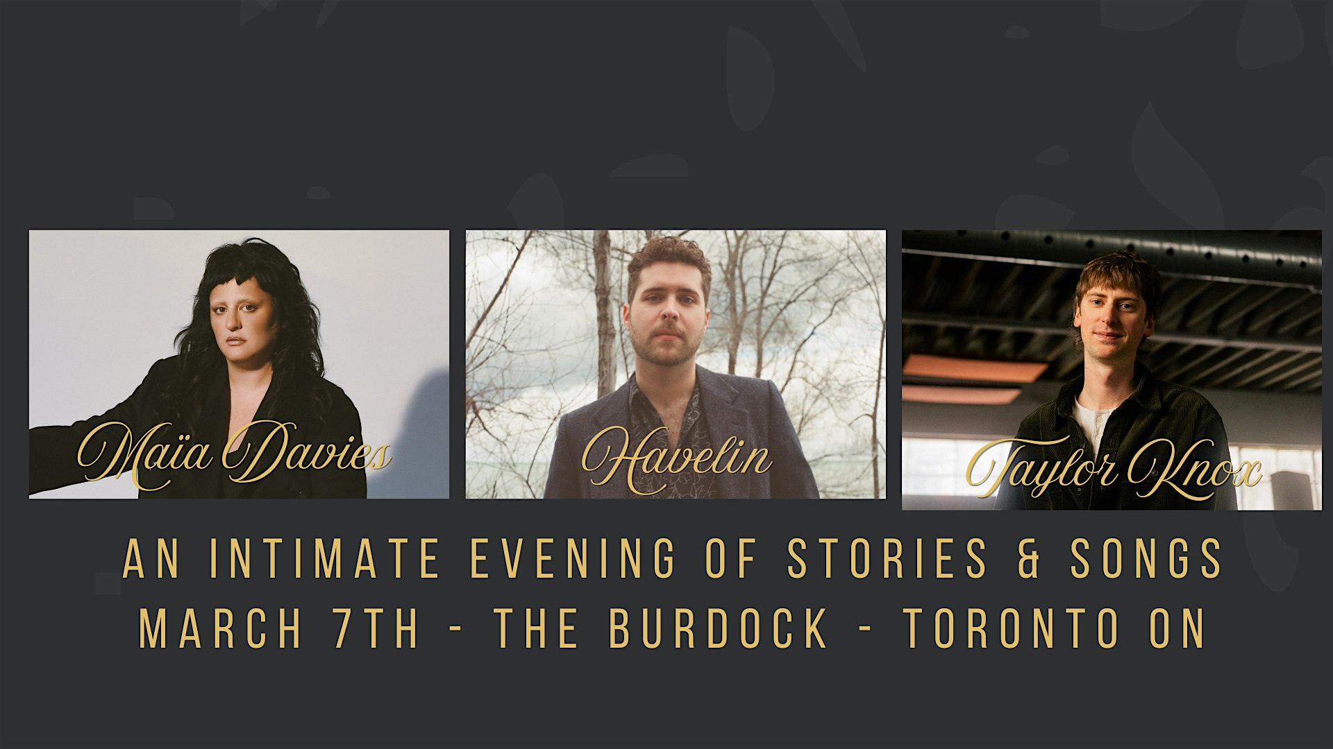 Maïa Davies with Havelin and Taylor Knox | 1184 Bloor St W: Tickets ...