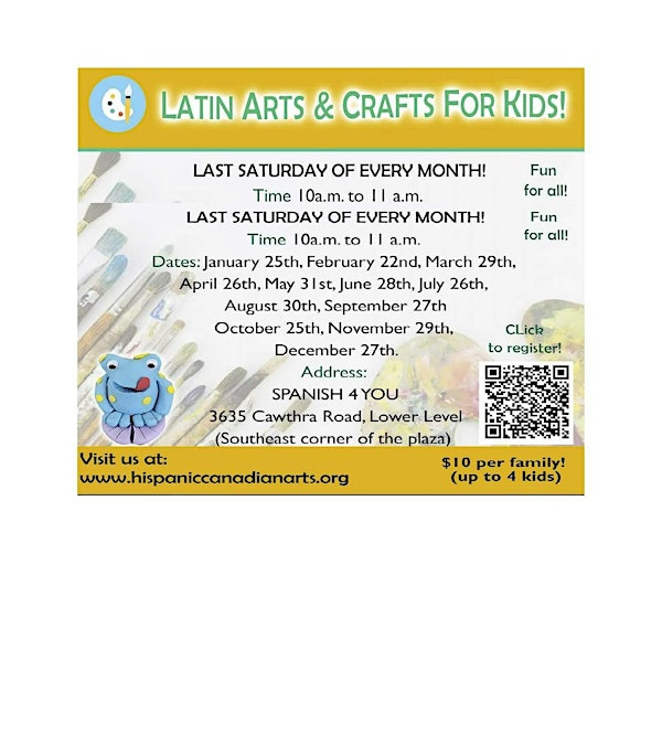 LATIN ARTS & CRAFTS FOR KIDS | Spanish4You Canada - Spanish School ...