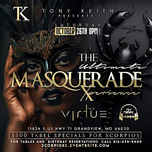 The Ultimate Masquerade X'perience | Virtue Night Club: Tickets, Dates ...