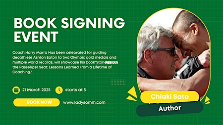 Book Signing with Coach Harry Marra at LadySomm | LadySomm: Tickets ...