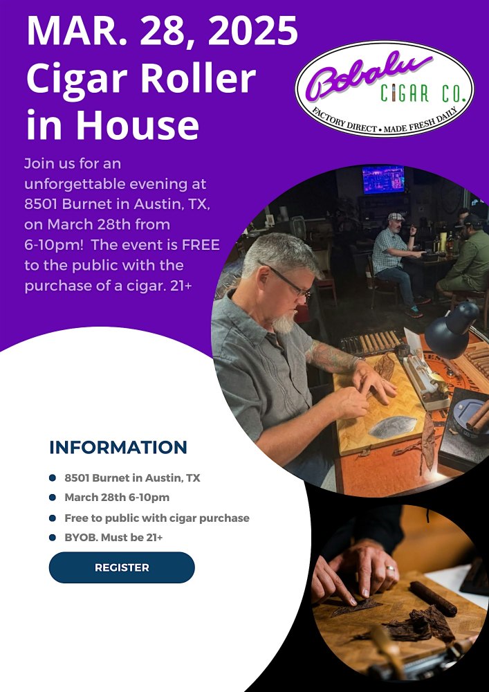 Cigar Roller In House at Bobalu Cigar co | Bobalu Cigar Company ...