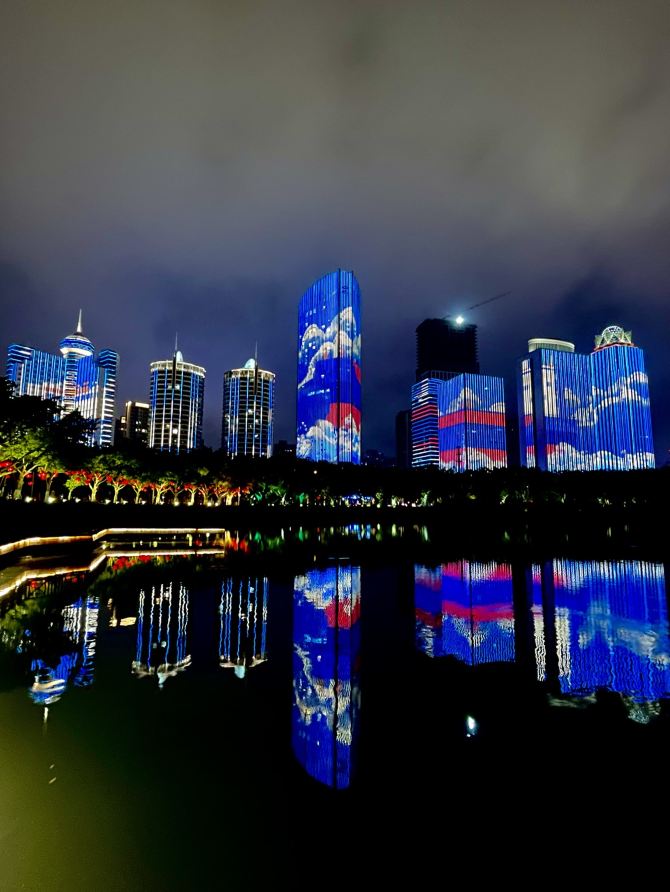 Best skyline in Hainan 🌃🤍 | Trip.com Haikou Travelogues