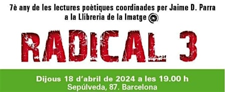 Radical 3# 58 Coordinado por Jaime D. Parra Librería de la Imatge ...