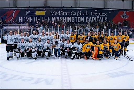 FBI vs SECRET SERVICE Charity Hockey Game | MedStar Capitals Iceplex ...