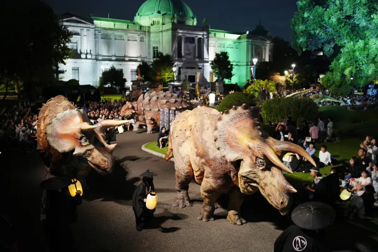 Tokyo National Museum Project DINO-A-LIVE Dinosaur Grand Night Parade ...