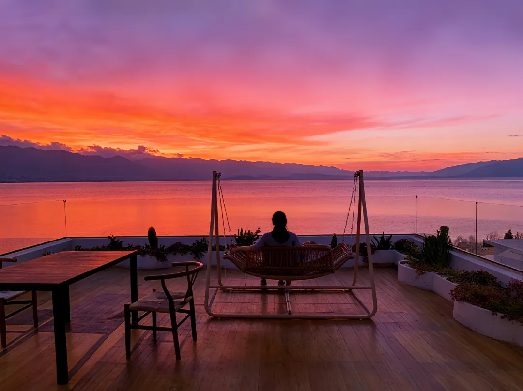 Serenly Bright Moon | 180° Sea View Resort And Observation Boutique Guesthouse (Dali Erhai Store - Dali