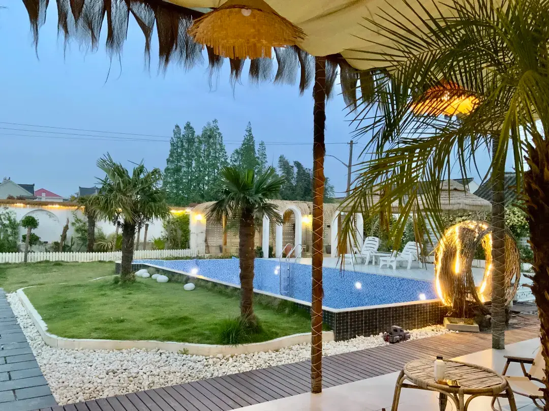 Qingyi Ruchu Camping Camping Pool Courtyard Holiday Beauty Su - Shanghai