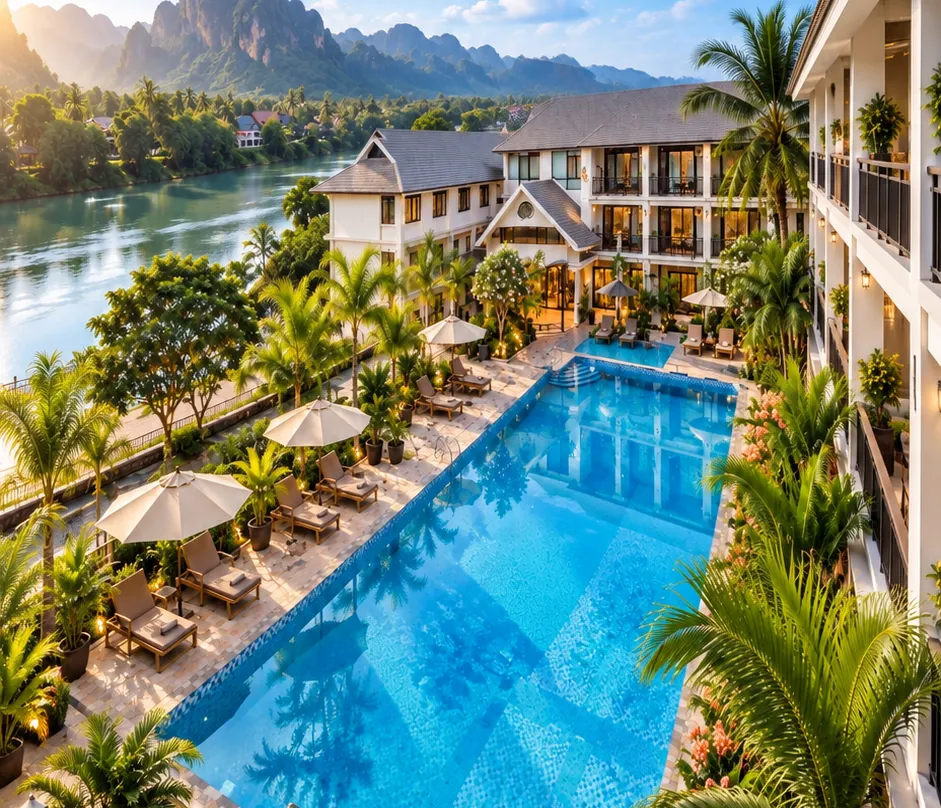 Namkhan Scenic Hotel - Luang Prabang