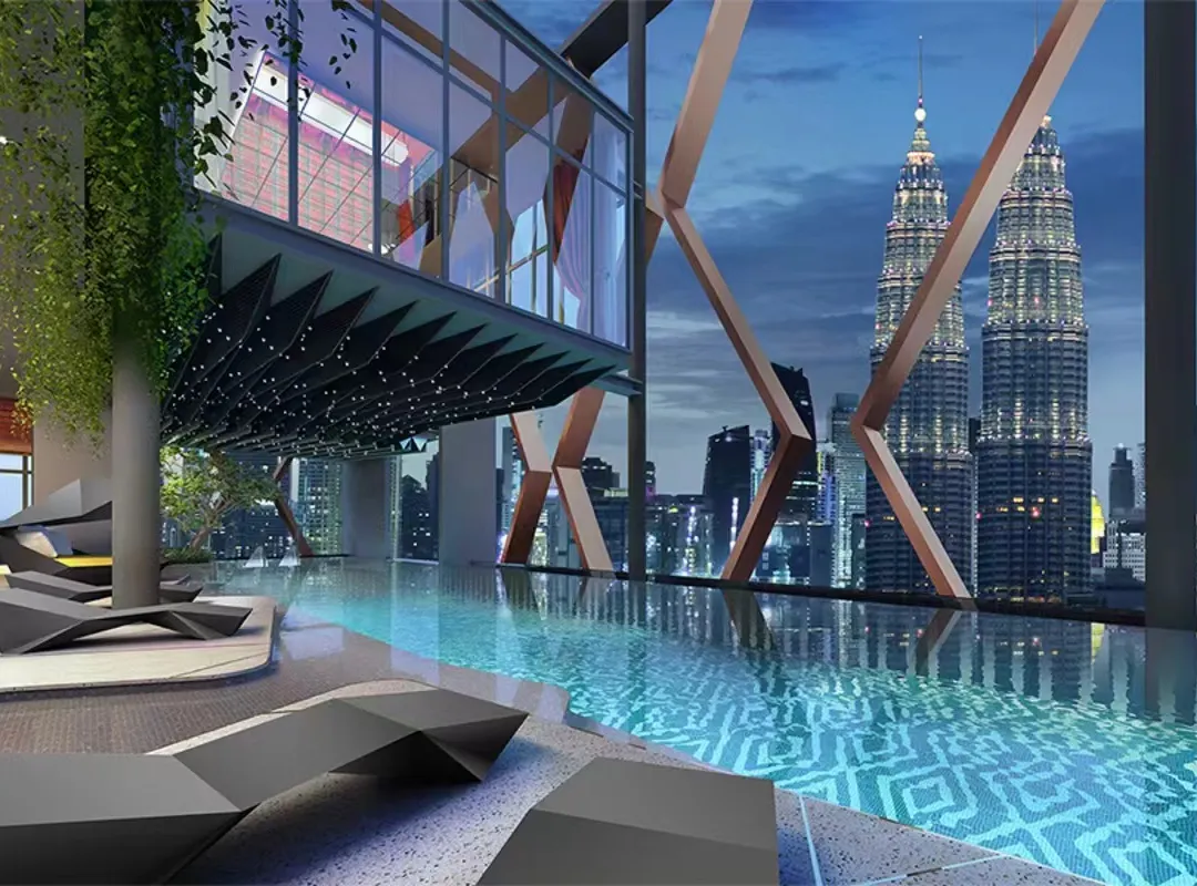 Scarletz Klcc @ Apartments By Gravity 【6mins Kuala Lumpur Tower（kl Tower） + Rooftop Infnity Pool】 - Kuala Lumpur