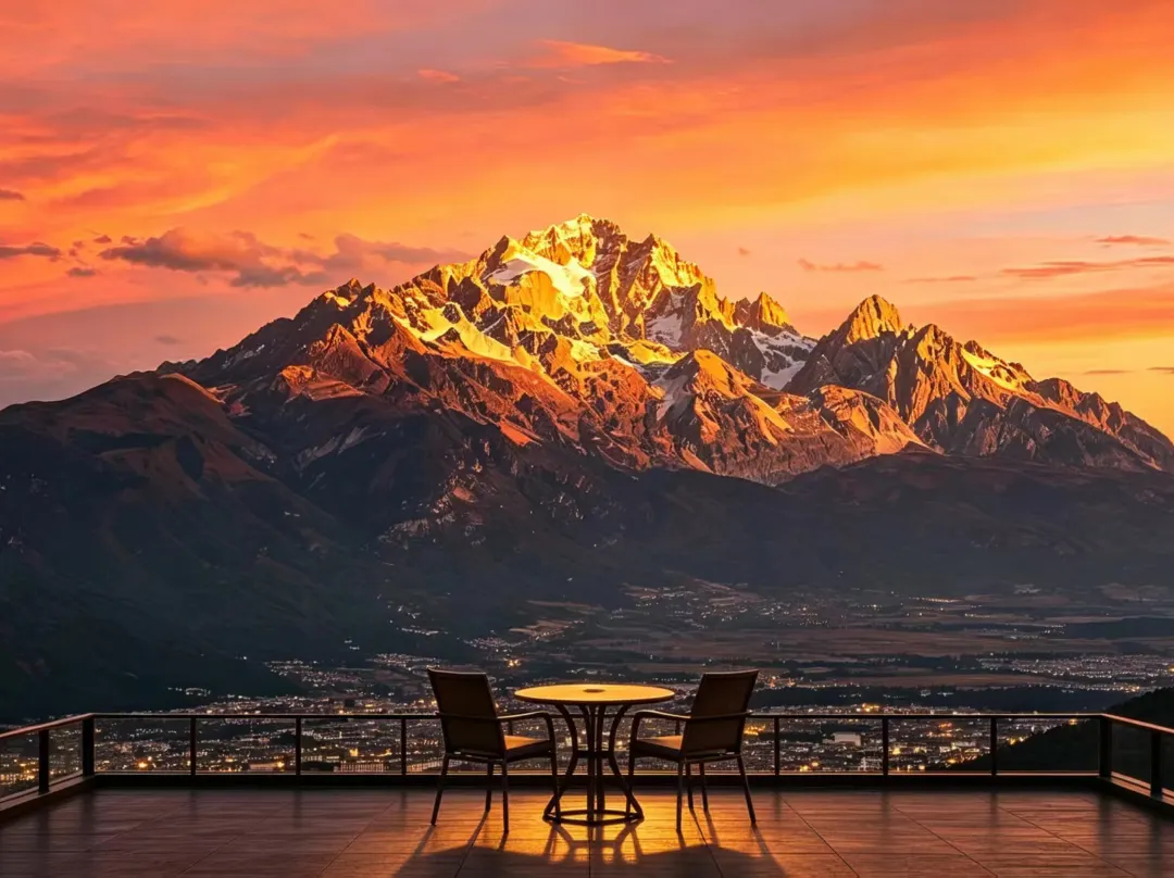 Golden Dawn·spring Vista | Mountain View Audio-visual Homestay, Lijiang Ancient Town - Lijiang
