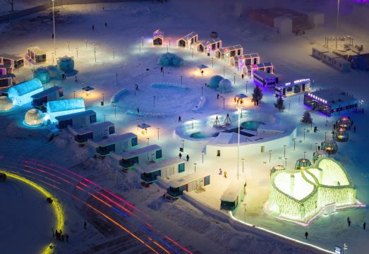 China Harbin Ice And Snow World Wenquan Camping Hotel(哈尔滨冰雪大世界温泉营地 ...