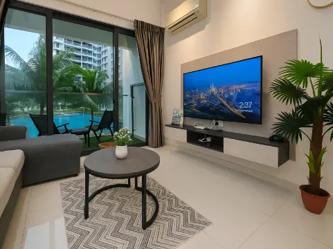 Danga Bay Santai'tropika Stay 2br 4pax Balcony - Johor Bahru