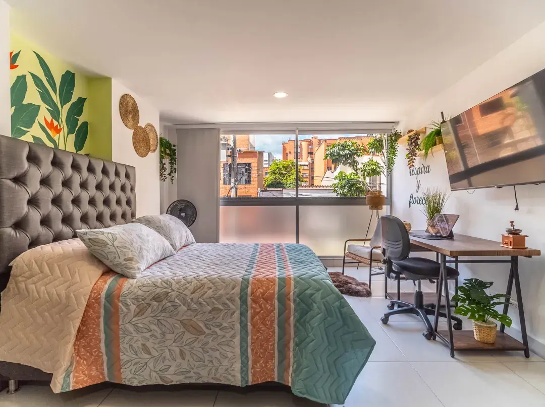 Acogedor Apartamento De Primavera En Laureles - Medellín