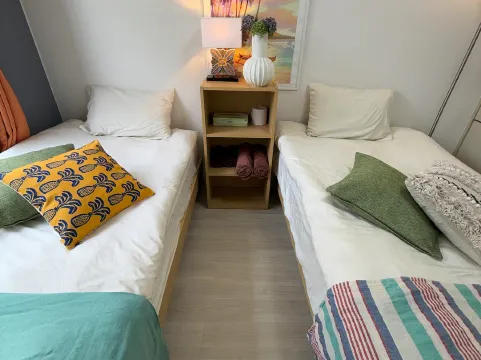 Shinjuku Yotsuya Sanchome Station 7-minute Walk Hawaiian Double Bed Charm Room 1r - Shibuya City