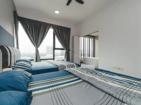 Mosaic Southkey Blue7 3br8pax Nr Midvalley - Johor Bahru