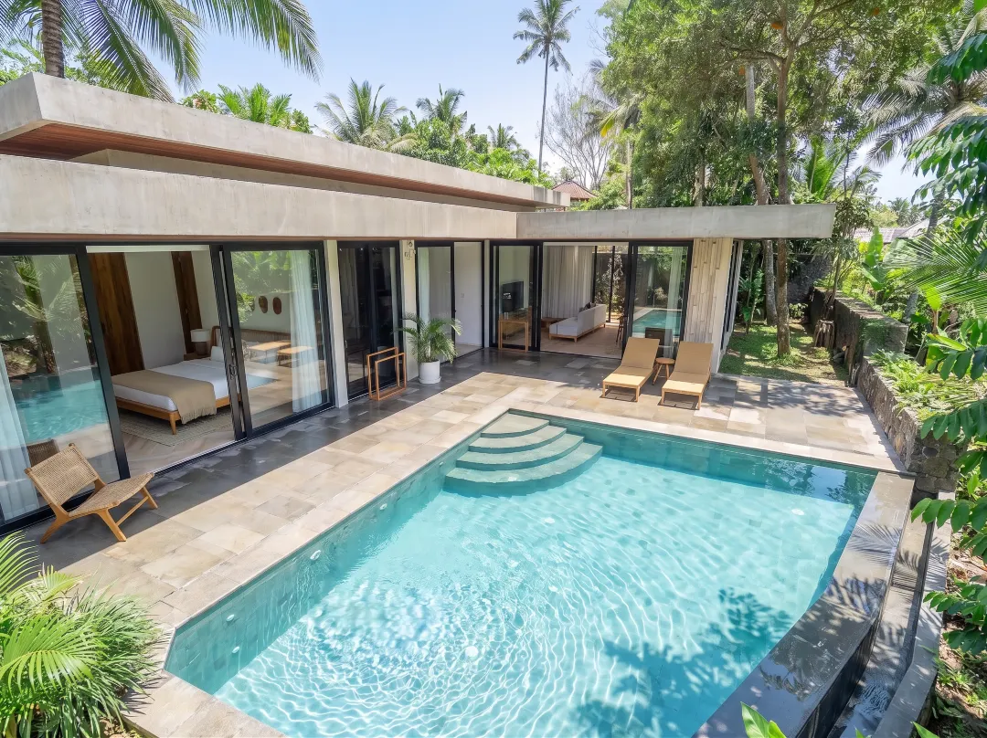 Happiness X3 - Tropical 3br Hideaway With Huge Pool - Ubud
