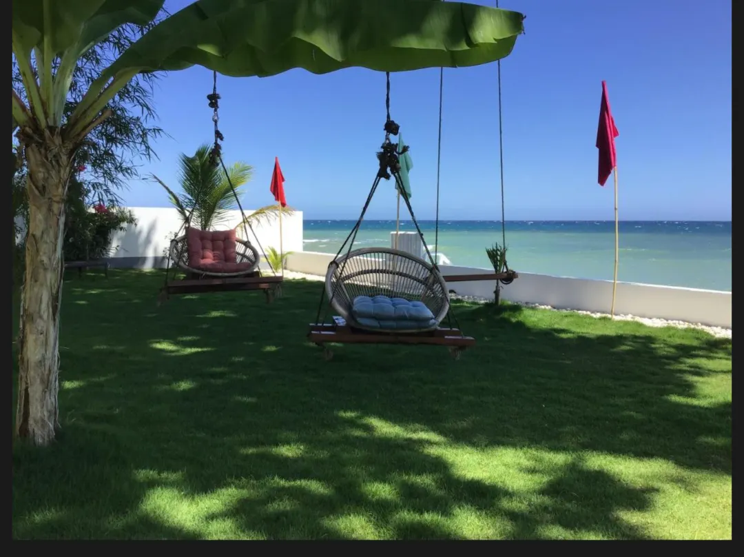 Bamboobeachvilla1 Ac Newoceanfront Poolsunsetview Garden Kitchen Satellite Starlink Wi-fi - Dimiao