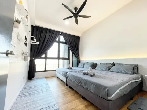 Paradigm Residences 1 Br, Above Paradigm Mall ,Up To 5 Person - Johor Bahru