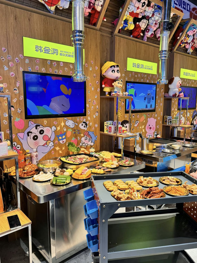 In Harbin, you can enjoy BBQ while watching Crayon Shin-chan😆 | Trip ...