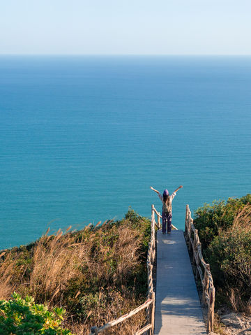 The most beautiful coastline in China, Shenzhen Observatory nanny-level ...