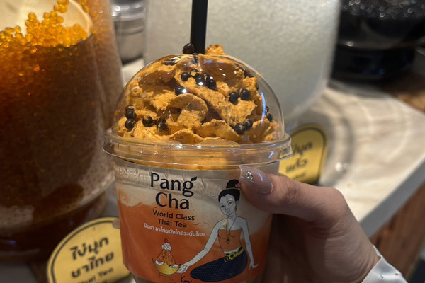 loving the thai tea at pangcha | Trip.com Bang Phli