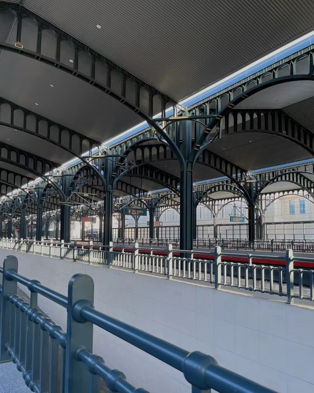 Harbin Station is indeed like the magical Hogwarts Station! ! The ...