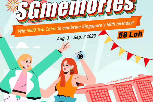 Win 5800 Trip Coins to Celebrate SG58! | Trip.com Singapore