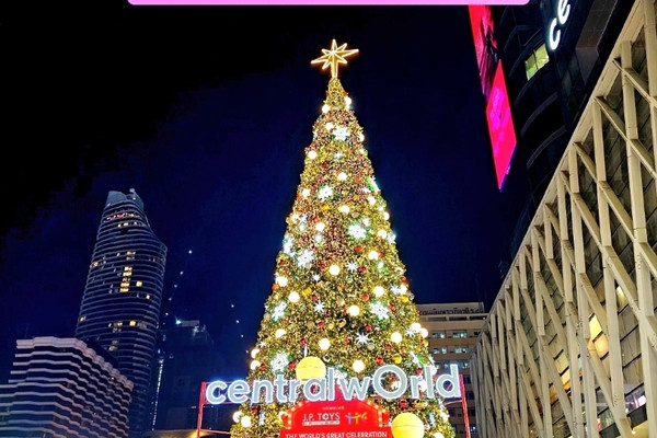 ชมไฟต้นคริสต์มาสสุดอลังการที่ Centralworld 🎄 | Trip.com กรุงเทพฯ