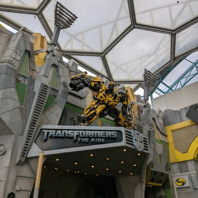 Universal Studios Singapore Transformers Ride Inside