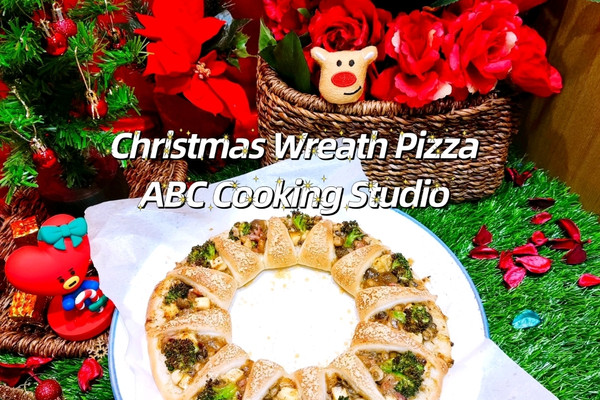 Christmas Wreath Pizza at ABC Cooking Studio | Trip.com Singapore