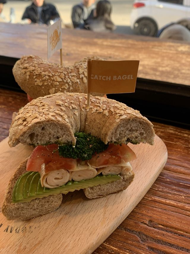 베이징 | 베이글 맛집 분위기 좋은 ‘Catch bagel’ 🥯 | 트립닷컴 베이징