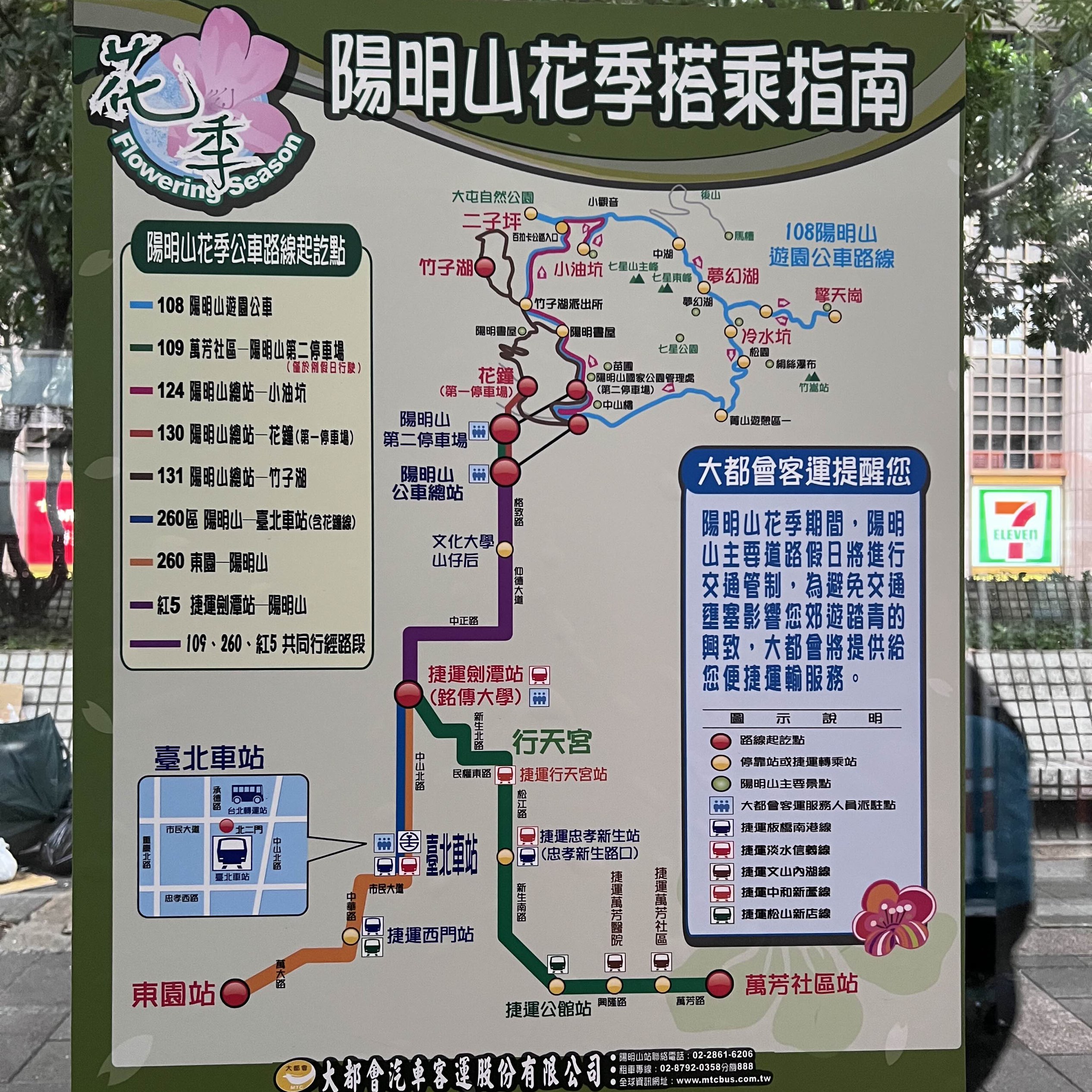Yangmingshan National Park Map