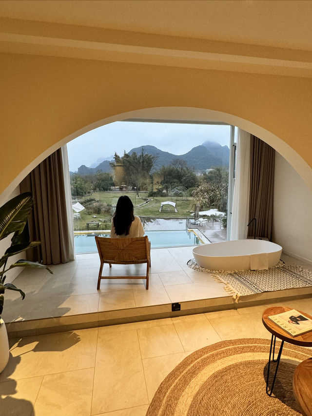 Yu Yuan Jing She Homestay in Yangshuo, where you can encounter the ...