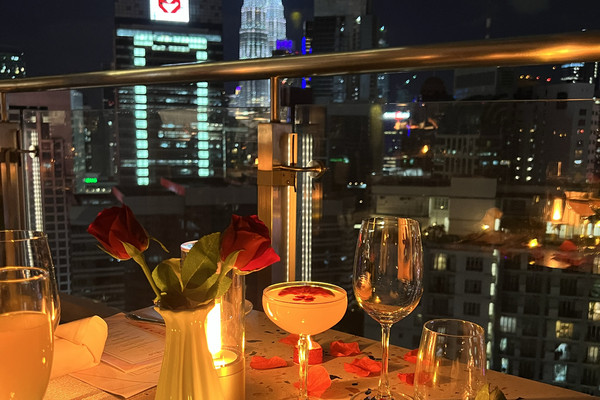 One of the BEST ROOFTOP Sky Dining with Twin Tower view! | Trip.com ...