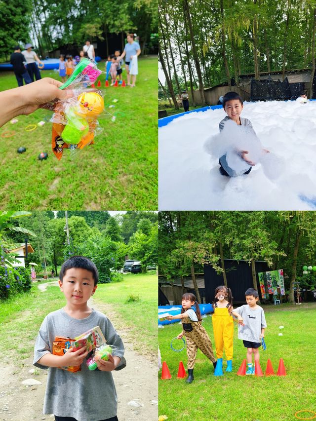 Play in the water at Dujiangyan! A quiet, clear, shallow water spot ...