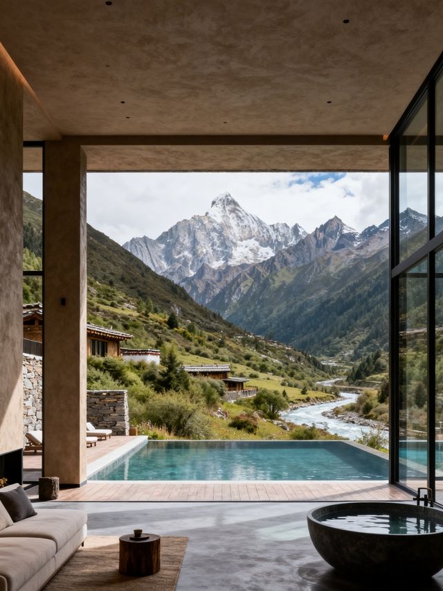 Family trip to Zhongchagou in Western Sichuan, stay at hotels for an ...
