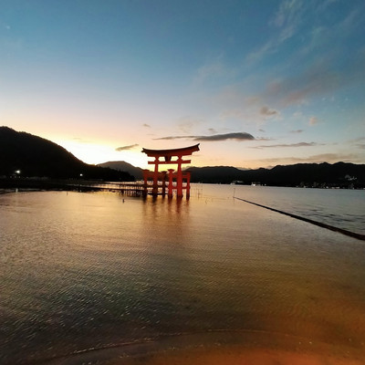 Miyajima Sunset Japan Wallpaper