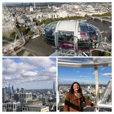 London Eye View Inside