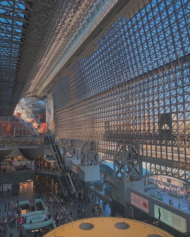 design is awesome. Lots of F&B outlets | Trip.com Kyoto Station