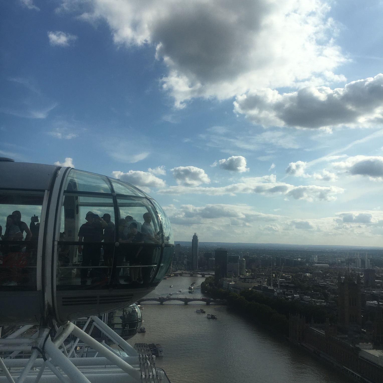 London Eye View From Top