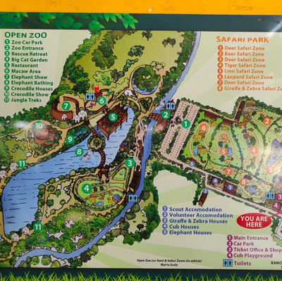 Dublin Zoo Map